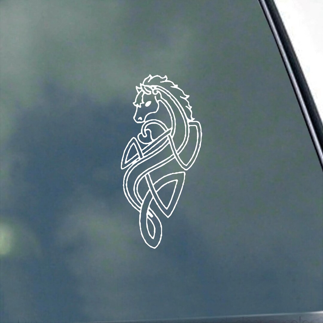 Celtic Horse Vinyl Sticker Decal by KLO Graphics Pagan Tribal RPG ...