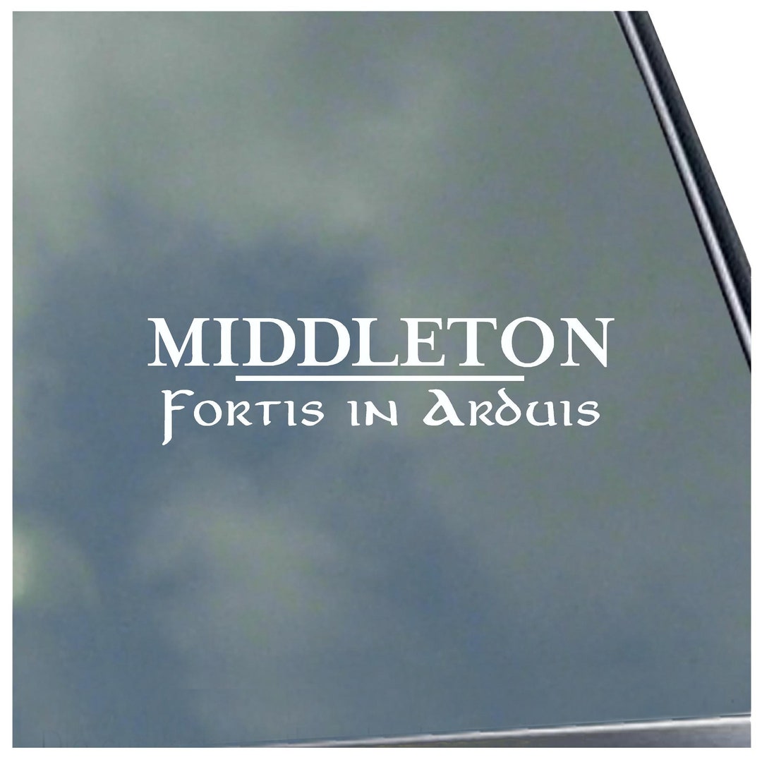 Middleton CLAN CREST Line Vinyl Sticker Decal Truck Car Computer ...