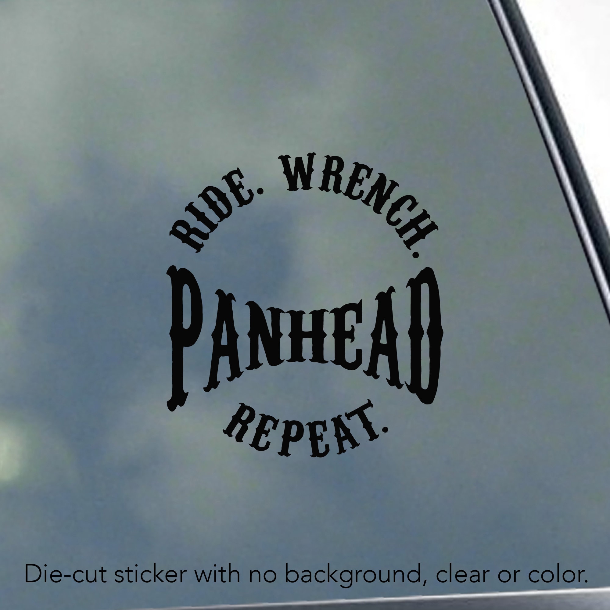 RIDE WRENCH REPEAT Panhead Vinyl Sticker Decal for Harley Fans | Etsy