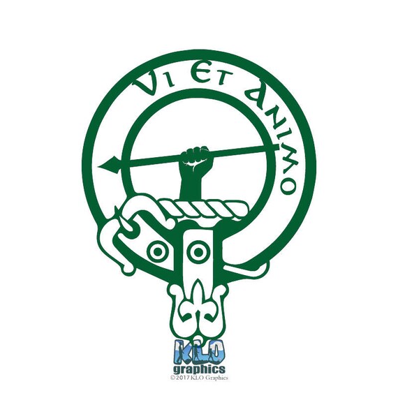 Mcculloch CLAN CREST Vinyl Sticker Decal Truck Car Computer | Etsy