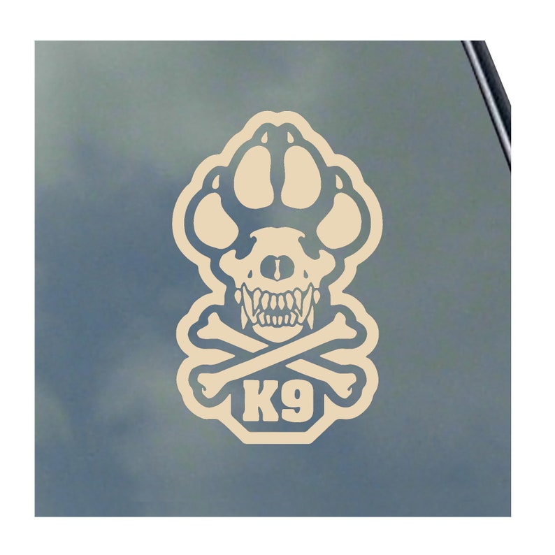 K9 Working Dog Vinyl Sticker Decal Military Police Search and - Etsy