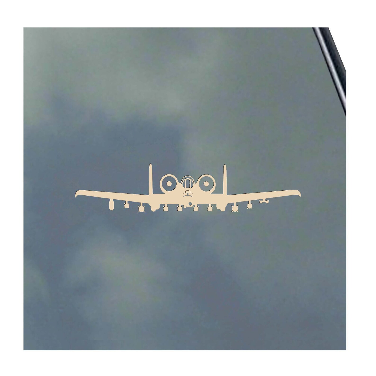 A-10 THUNDERBOLT II With Pave Penny Pod Pilot Crew Front View - Etsy