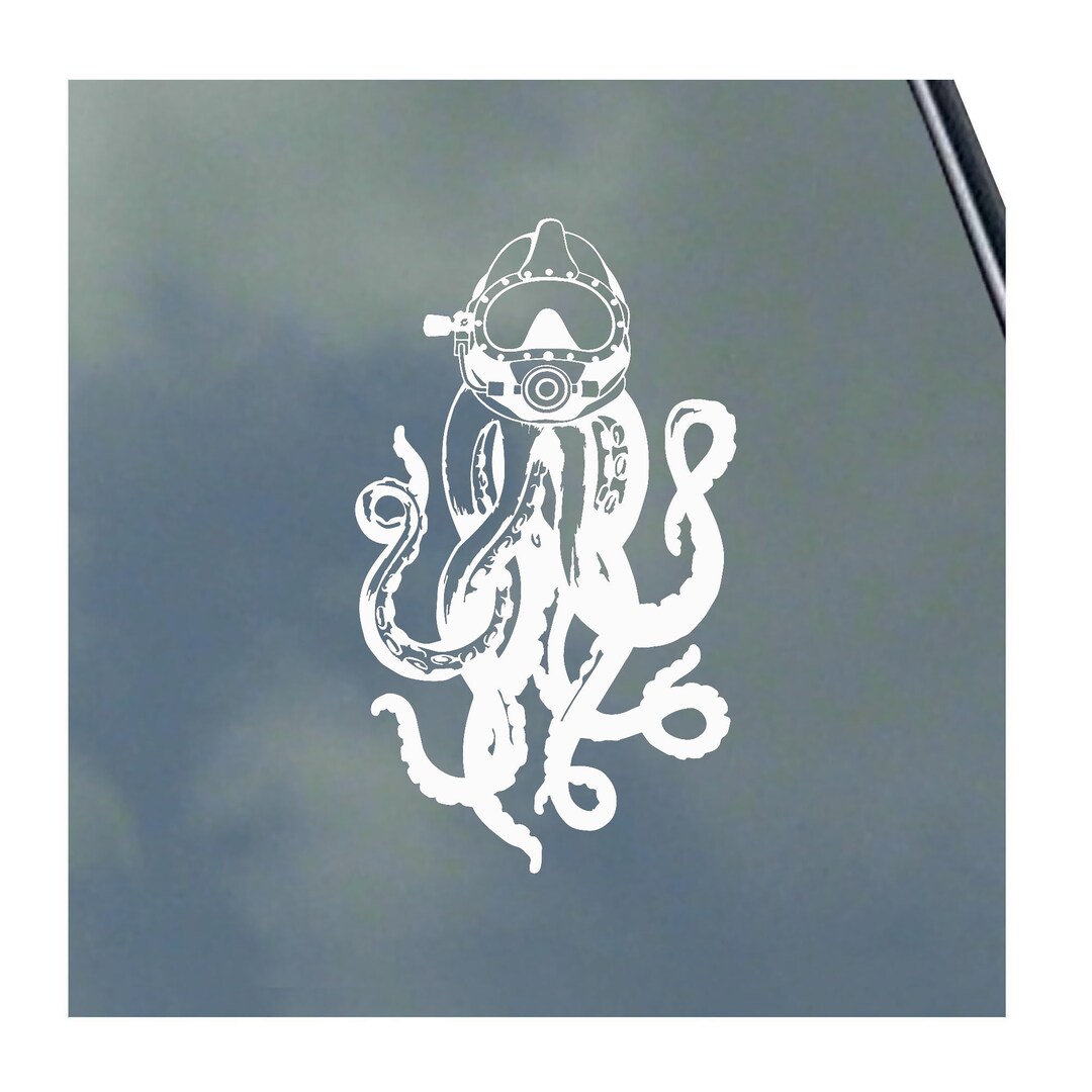 DEEP SEA SATURATION Diver Vinyl Sticker / Decal Ocean Scuba Dive Ocean ...