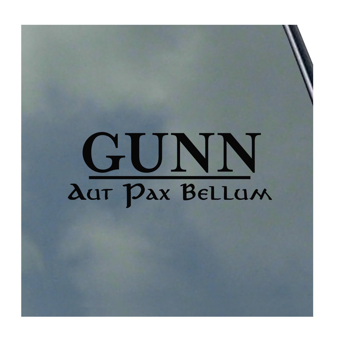 GUNN CLAN CREST Line Vinyl Sticker Decal Truck Car Computer - Etsy