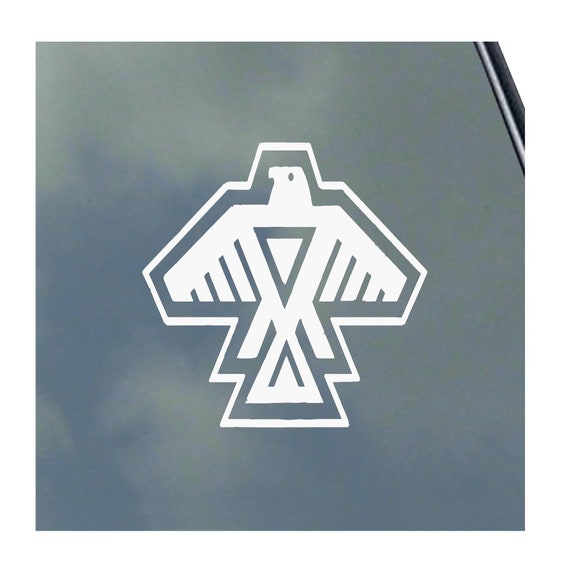 THUNDERBIRD OUTLINED Vinyl Sticker Decal Native American - Etsy