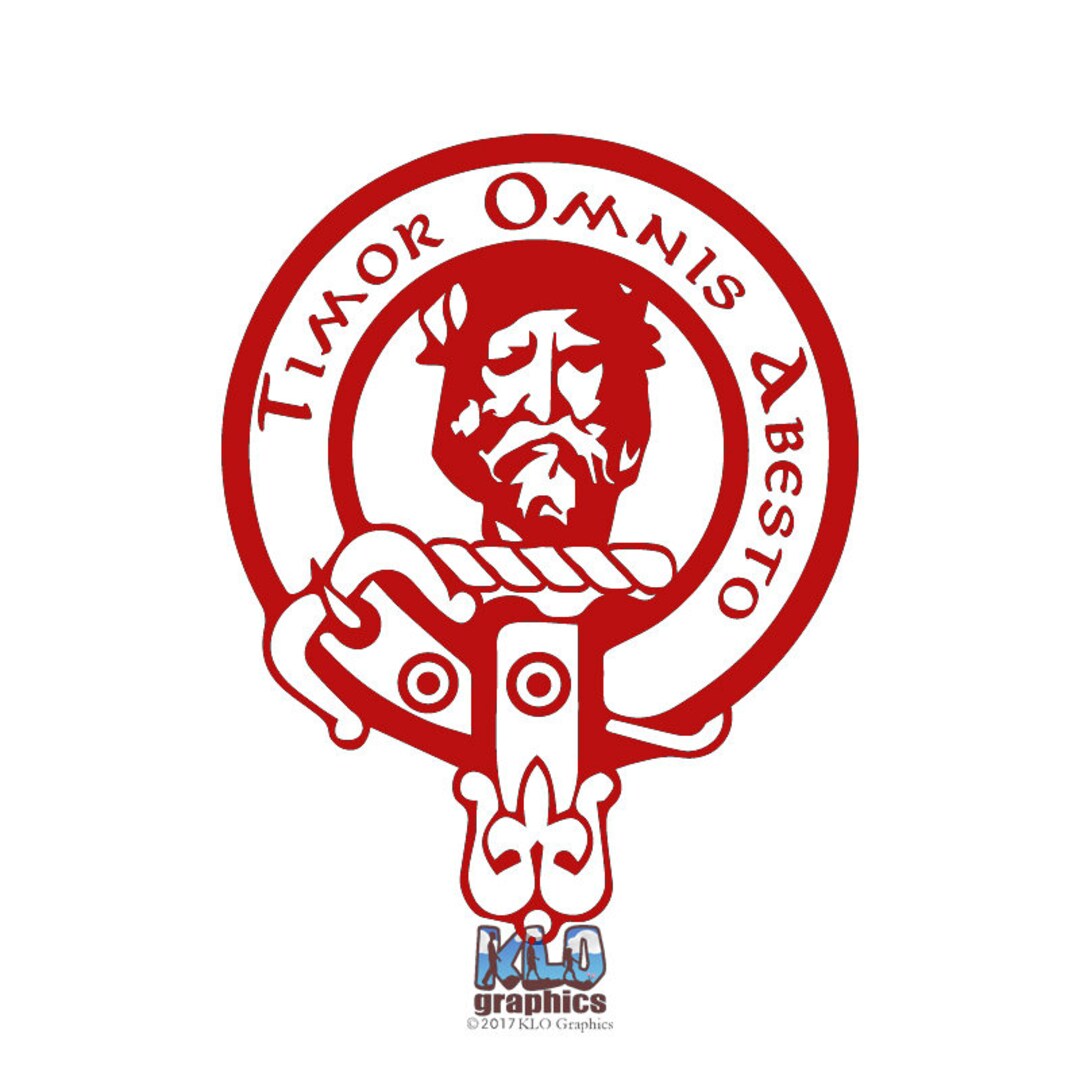 Macnab CLAN CREST Vinyl Sticker Truck Car Computer Scottish Tartan - Etsy