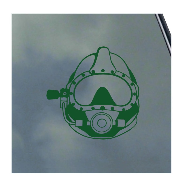 SATURATION DIVER Helmet Modern Vinyl Sticker / Decal Deep - Etsy