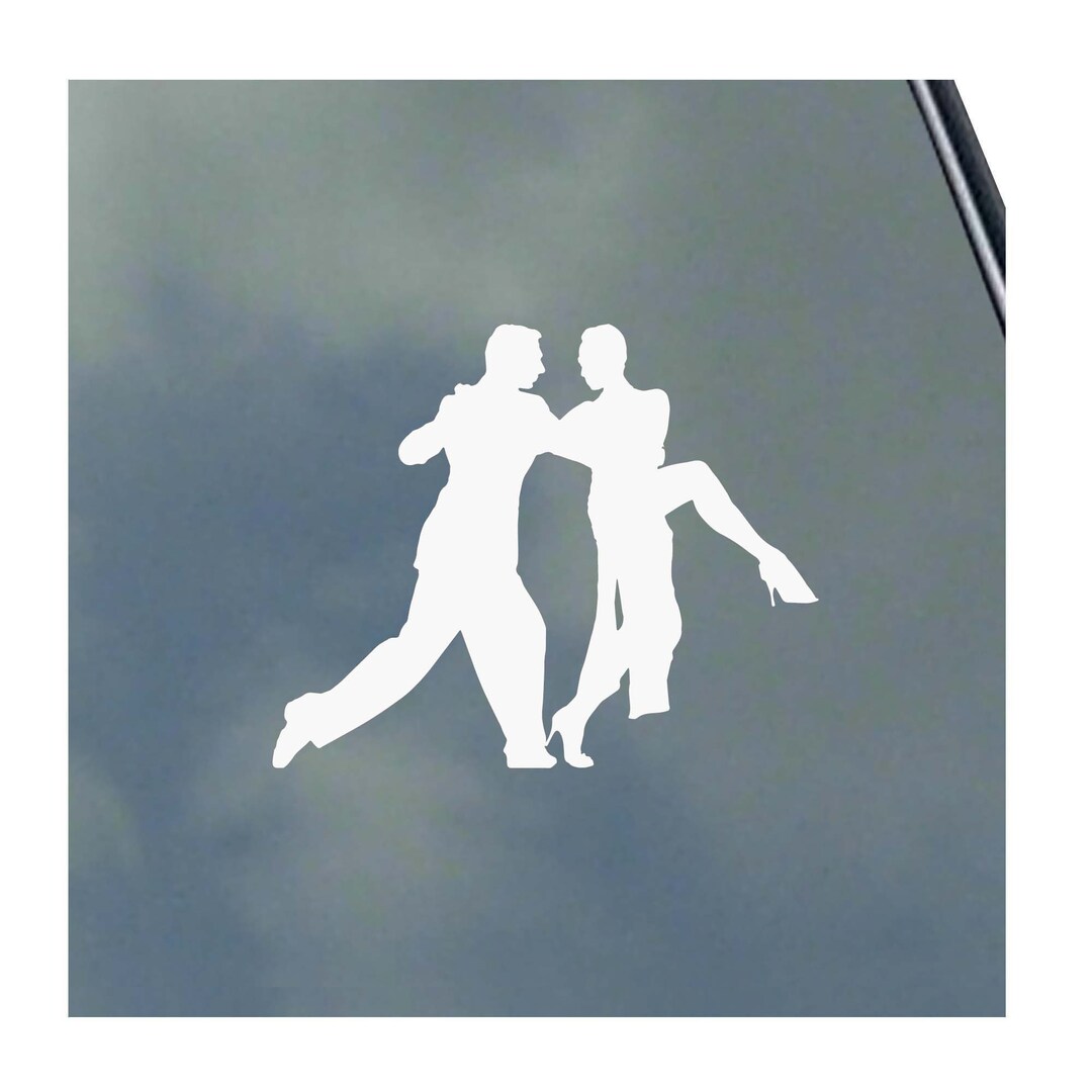 Ballroom Dancer 03 Vinyl Sticker Decal Dancesport School Student ...
