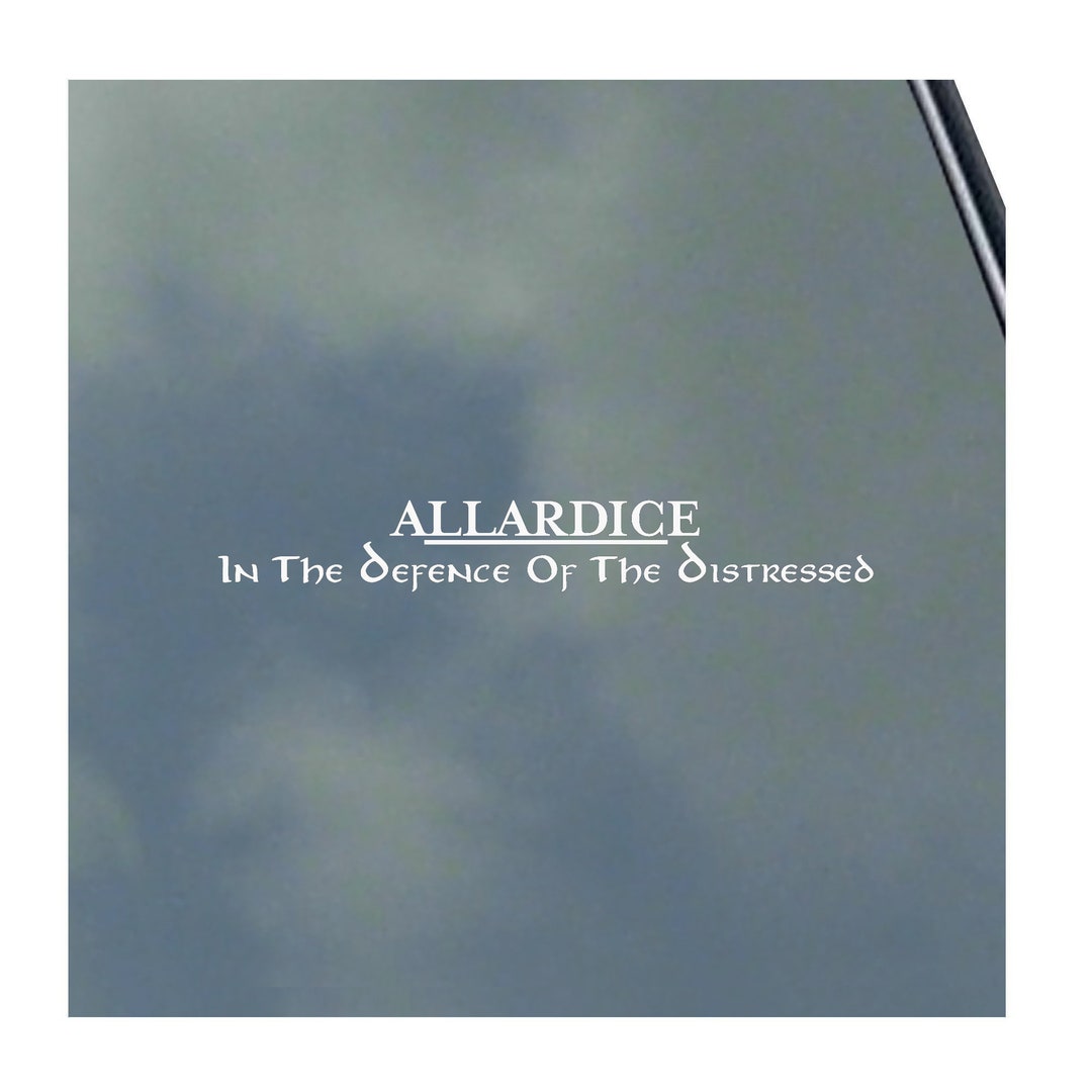 ALLARDICE Scottish Clan Line Text Vinyl Sticker Truck Car Computer ...