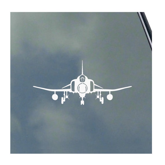F-4 PHANTOM II Pilot FRONT With Gear Down Vinyl Sticker Decal | Etsy