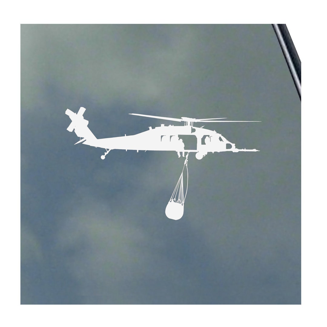Sikorsky HH-60 Pave Hawk Pilot Firefighting Vinyl Sticker Decal Crew ...