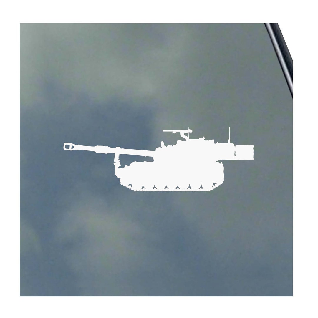 M109A6 PALADIN Crew Vinyl Sticker Decal Vietnam Gulf War Iraq War ...