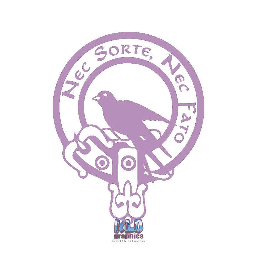 RUTHERFORD CLAN CREST Vinyl Sticker Decal Truck Car Computer Scottish ...