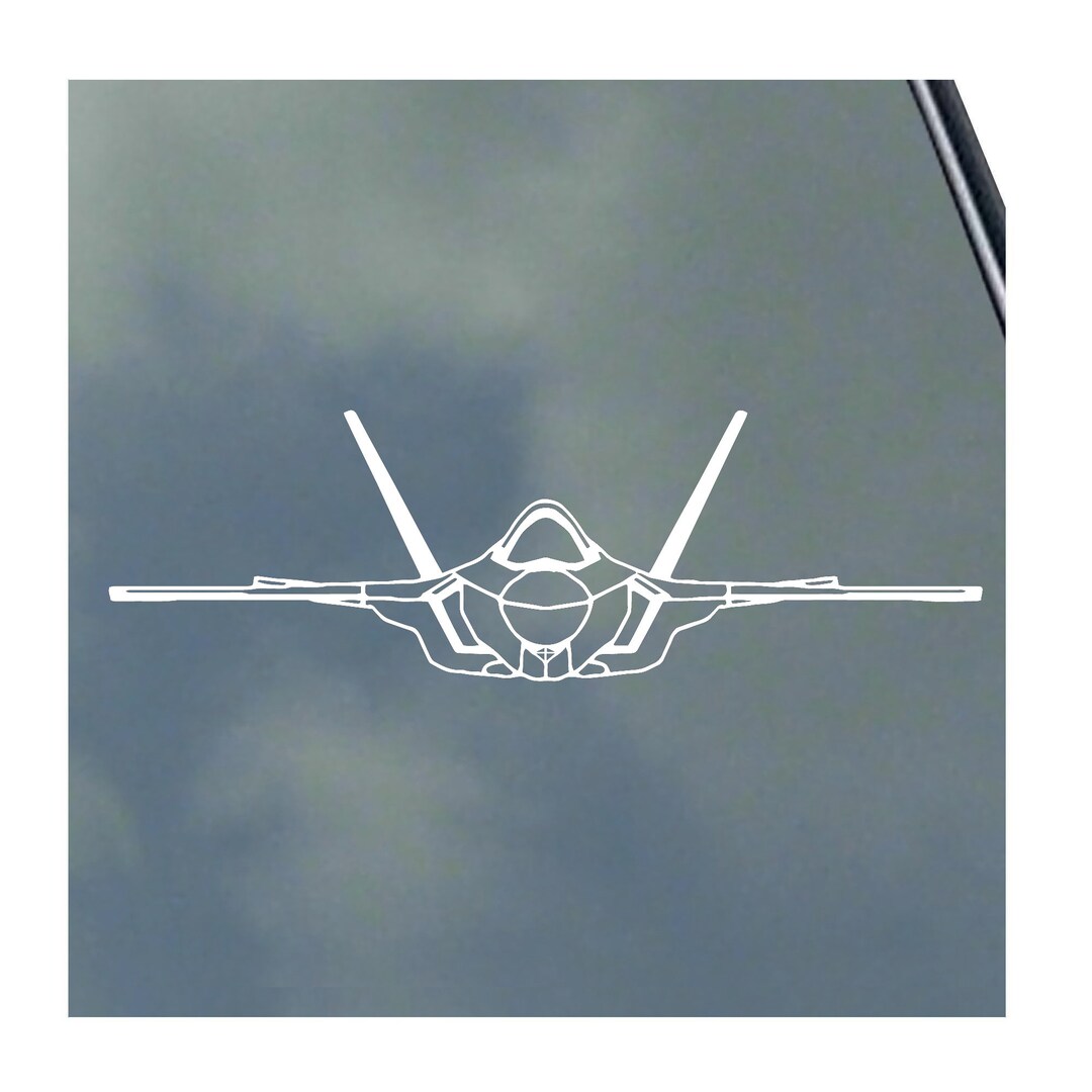 F-35C LIGHTNING II Pilot Front View Super Detailed Vinyl Sticker Decal ...