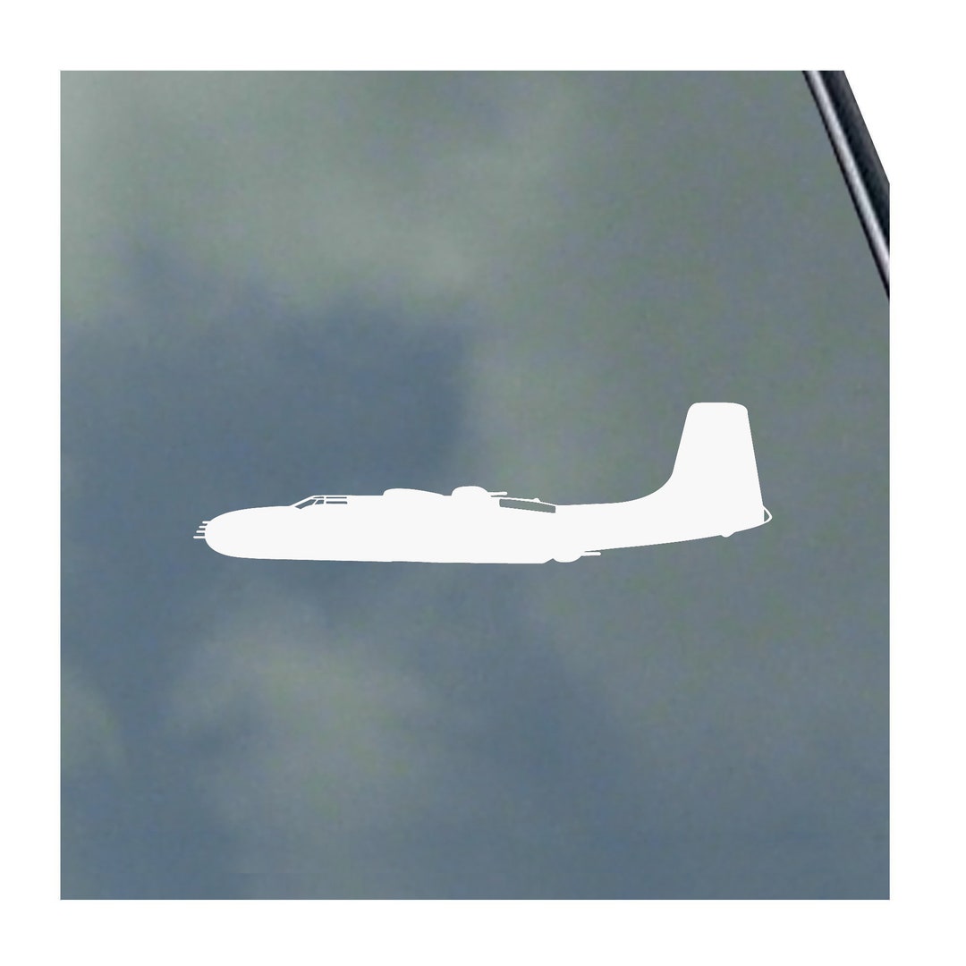 A-26 Invader Pilot Side Vinyl Sticker Decal Crew Air Force WWII Warbird ...