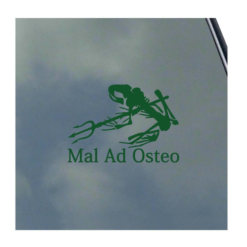 Mal Ad Osteo BONE FROG Vinyl Sticker Decal Military Navy Seal Special ...