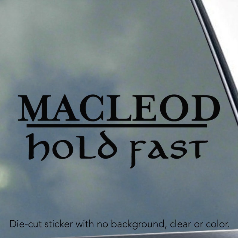 MACLEOD CLAN CREST Vinyl Sticker Decal Truck Car Computer Scottish ...