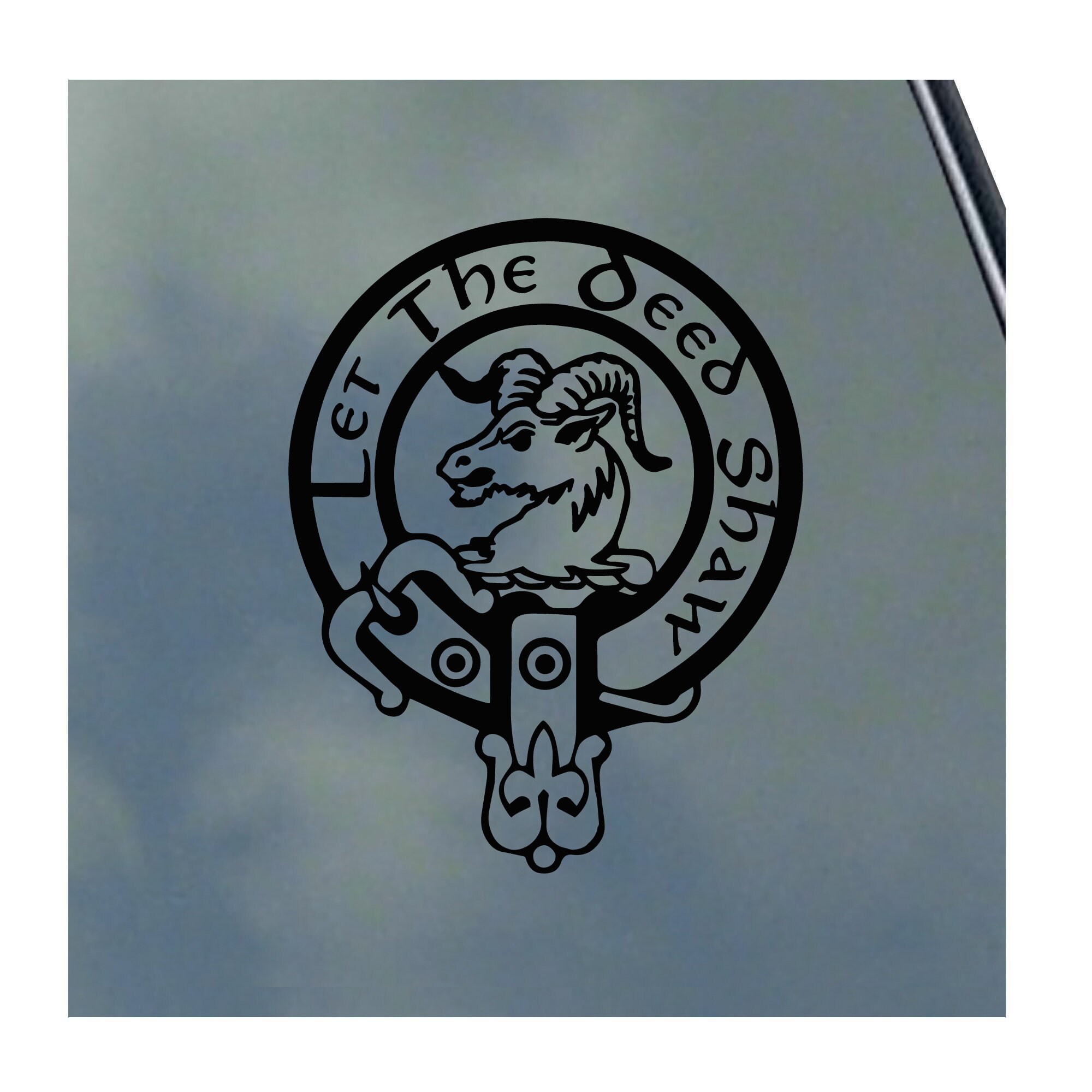 FLEMING CLAN CREST Vinyl Sticker Truck Car Window Laptop Computer ...