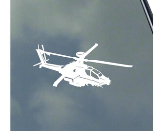 AH-64 Apache Helicopter Vinyl Decal Army Aviation - Etsy