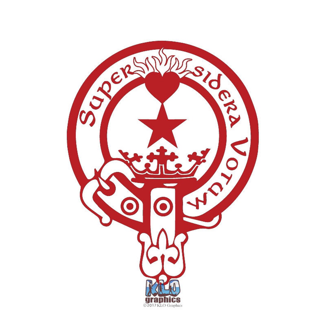 RATTRAY CLAN CREST Vinyl Sticker Decal Truck Car Computer Scottish ...