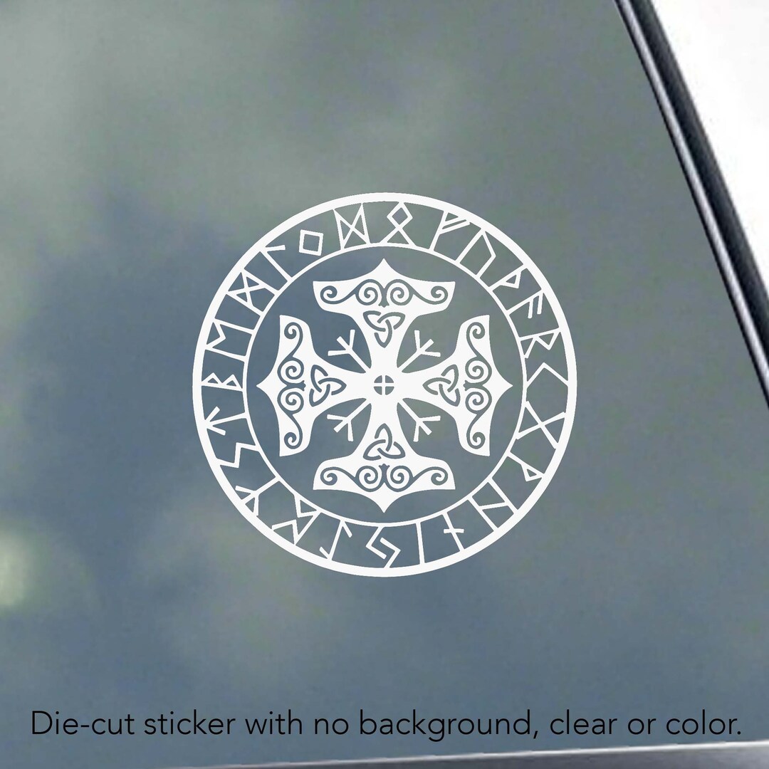 NORSE PROTECTION RUNE Standard Vinyl Sticker Decal Asatru Odin - Etsy