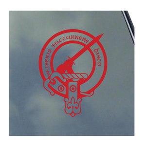 MACMILLAN CLAN CREST Vinyl Sticker Truck Car Computer Scottish - Etsy