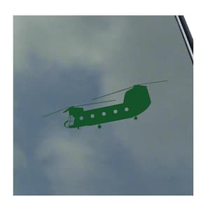 CH-47 Chinook Pilot Side View Vinyl Sticker Decal Army Veteran Vietnam ...