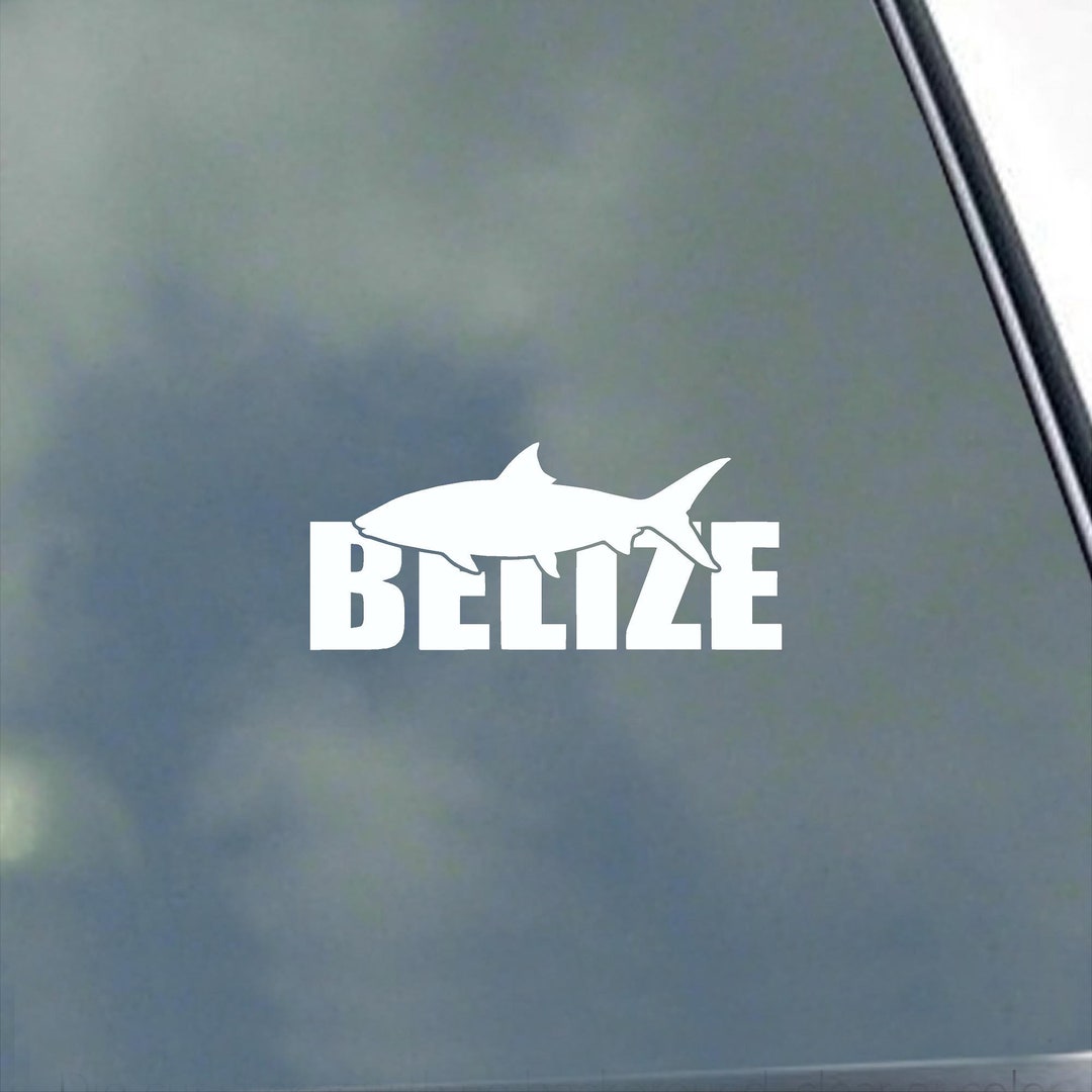 Belize Bonefish Vinyl Sticker Hunting Hunter Sportsman Fishing Car ...