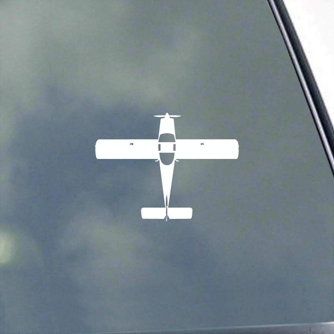 PA-38-112 Tomahawk PILOT Top View Vinyl Sticker KLO Graphics Decal ...