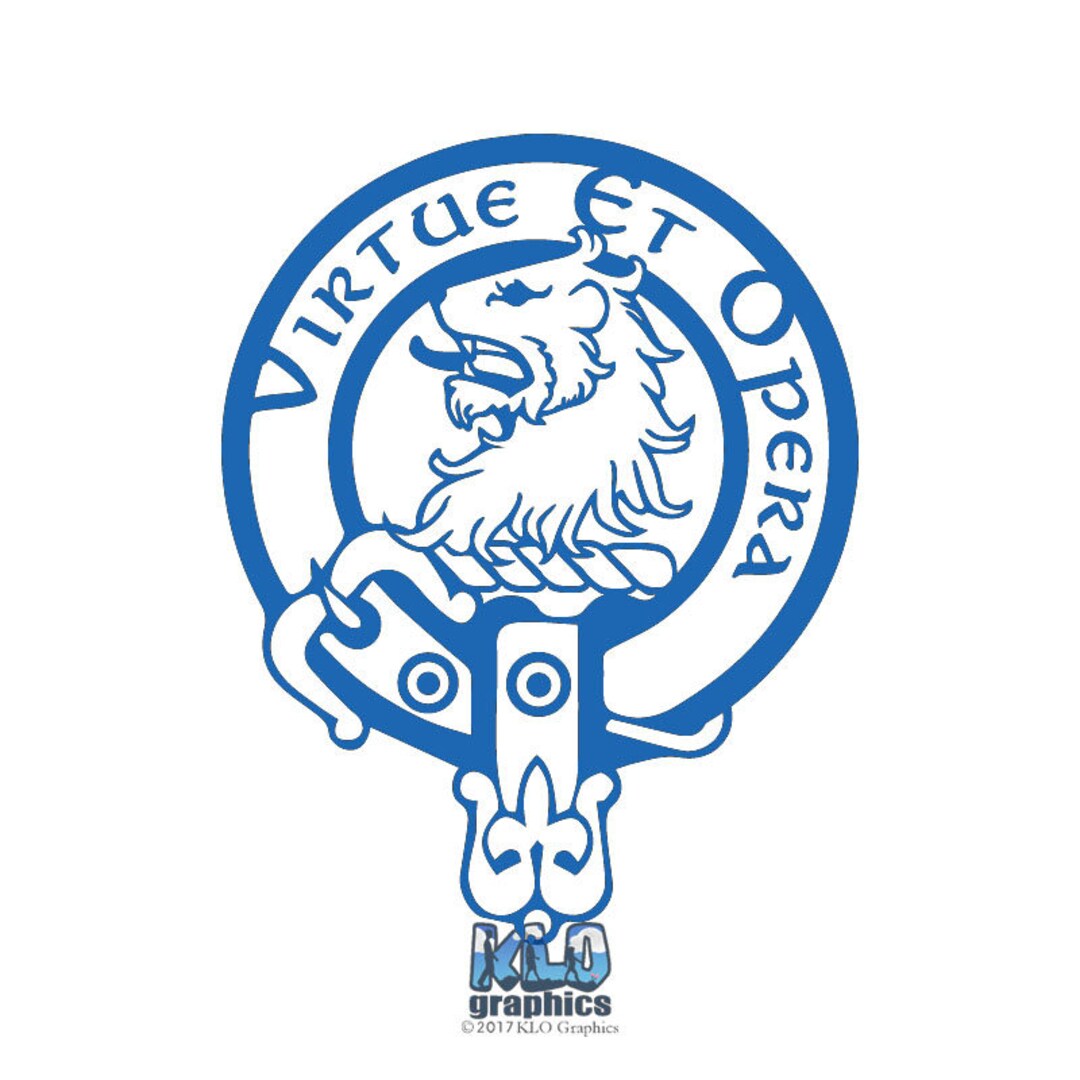 PENTLAND CLAN CREST Vinyl Sticker Decal Truck Car Computer Scottish ...
