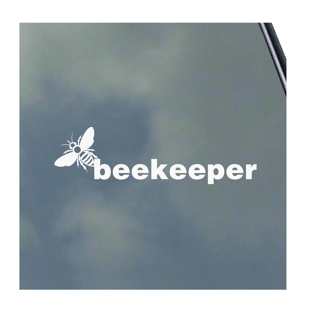 Beekeeper With Bee Vinyl Sticker Decal Save the Bees Naturalist - Etsy