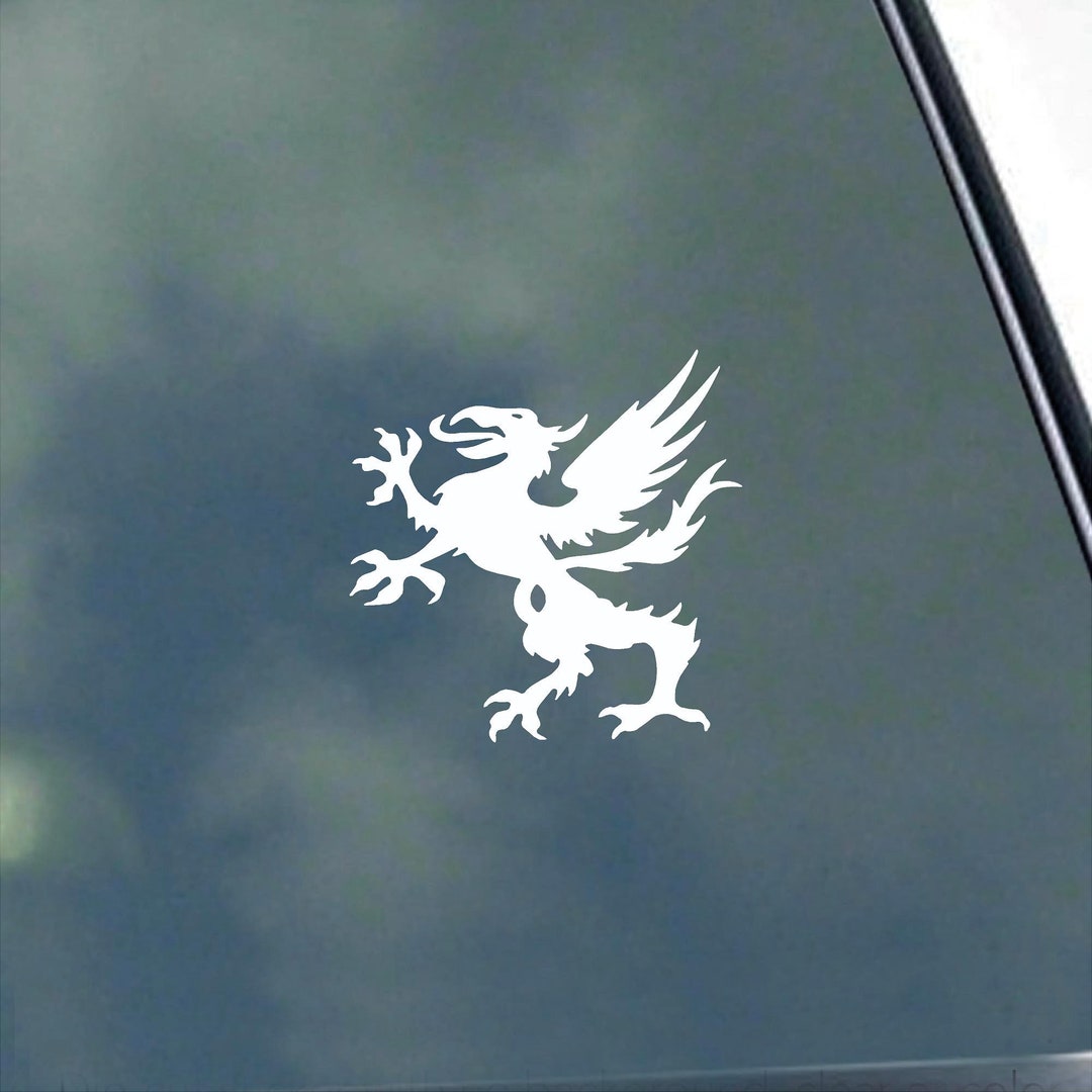 Griffin Vinyl Sticker Decal by KLO Graphics Pagan Serpent RPG Fantasy ...