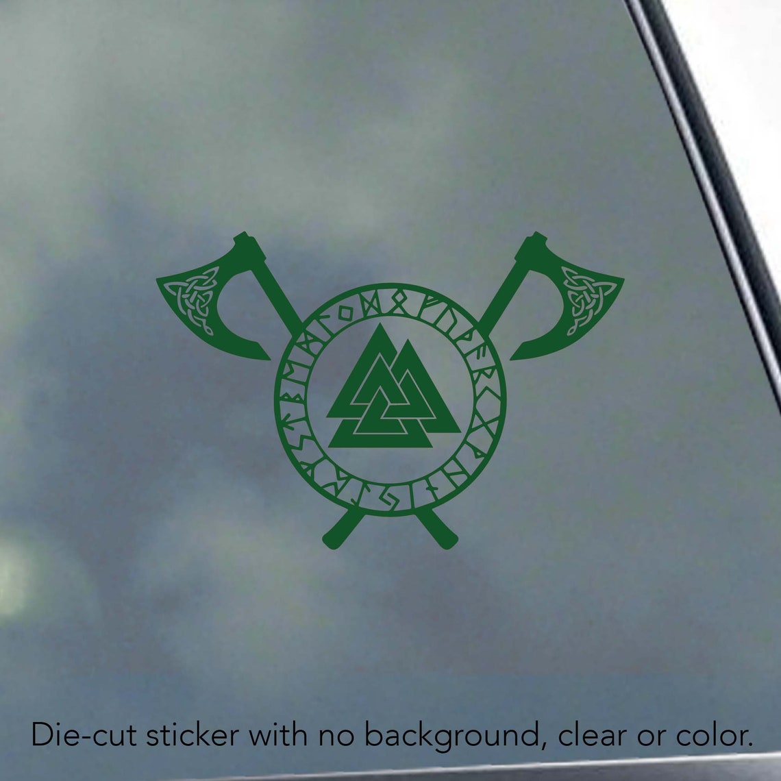 ASATRU RUNE With AXES Vinyl Sticker Decal Asatru Odin Thor - Etsy