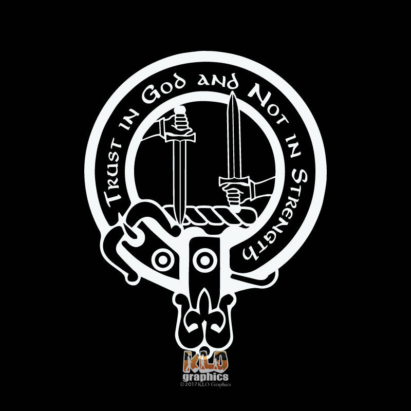 RENTON CLAN CREST Vinyl Sticker Decal Truck Car Computer Scottish ...