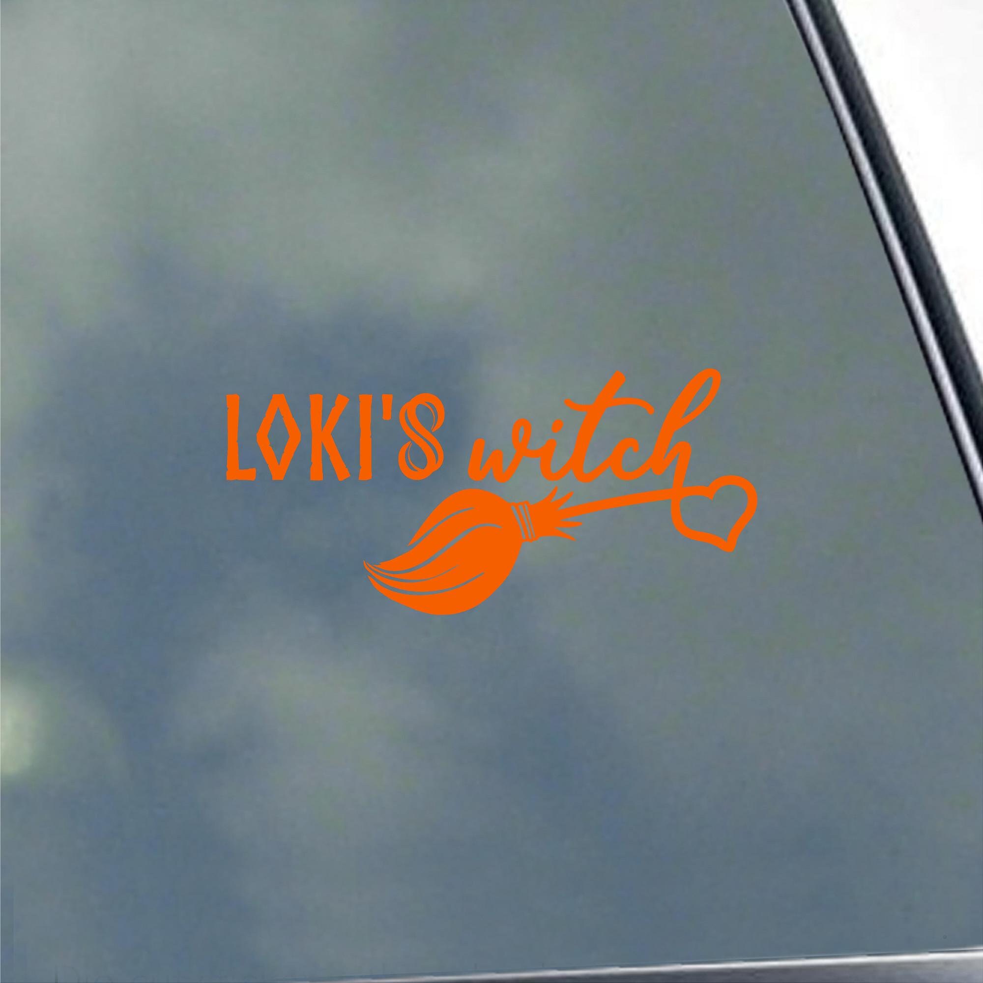 Loki's Witch Vinyl Sticker Decal Asatru Odin Thor Gods Pagan - Etsy