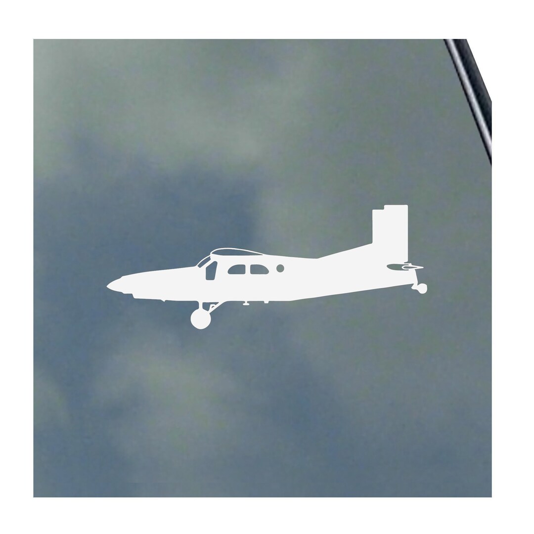 PC-6 Turbo Porter Side View Pilot Vinyl Sticker Decal STOL Utility ...