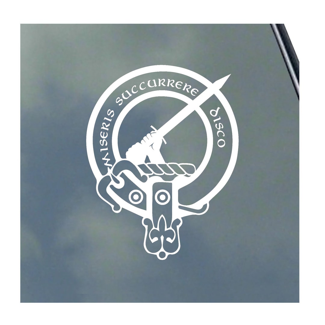 MACMILLAN CLAN CREST Vinyl Sticker Truck Car Computer Scottish - Etsy