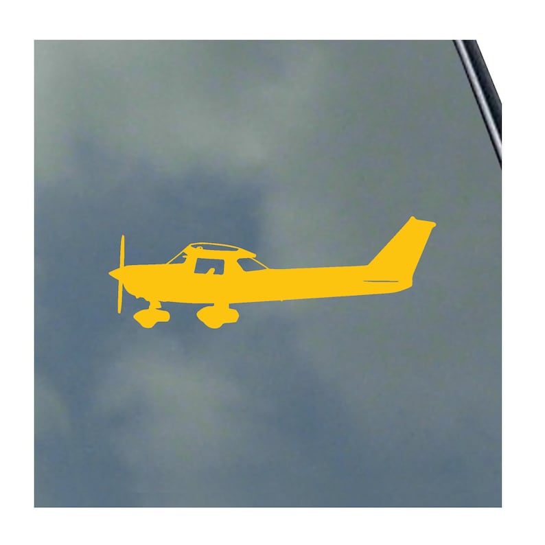 Cessna 152 Pilot Side View Vinyl Sticker Decal American Aircraft ...