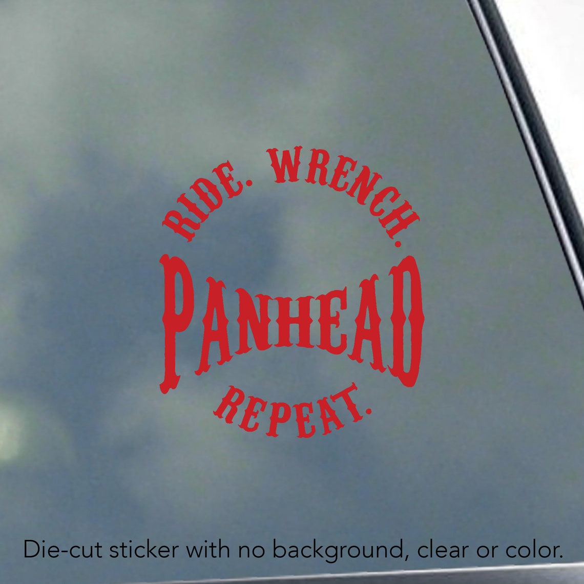 RIDE WRENCH REPEAT Panhead vinyl sticker decal for Harley fans | Etsy