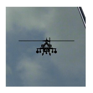 AH-64A Apache Pilot Front Vinyl Sticker Decal Crew Army Longbow ...