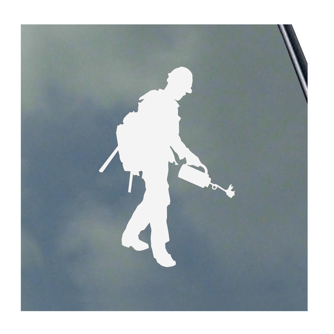 WILDLAND FIREFIGHTER With Drip Can Vinyl Sticker Decal Proud Fireman ...