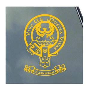 CASKIEBEN CLAN CREST Vinyl Sticker Truck Car Computer Scottish - Etsy