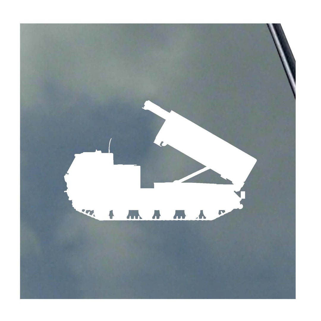 M270 MLRS Crew Vinyl Sticker Decal Gulf War Iraq Afghanistan War ...
