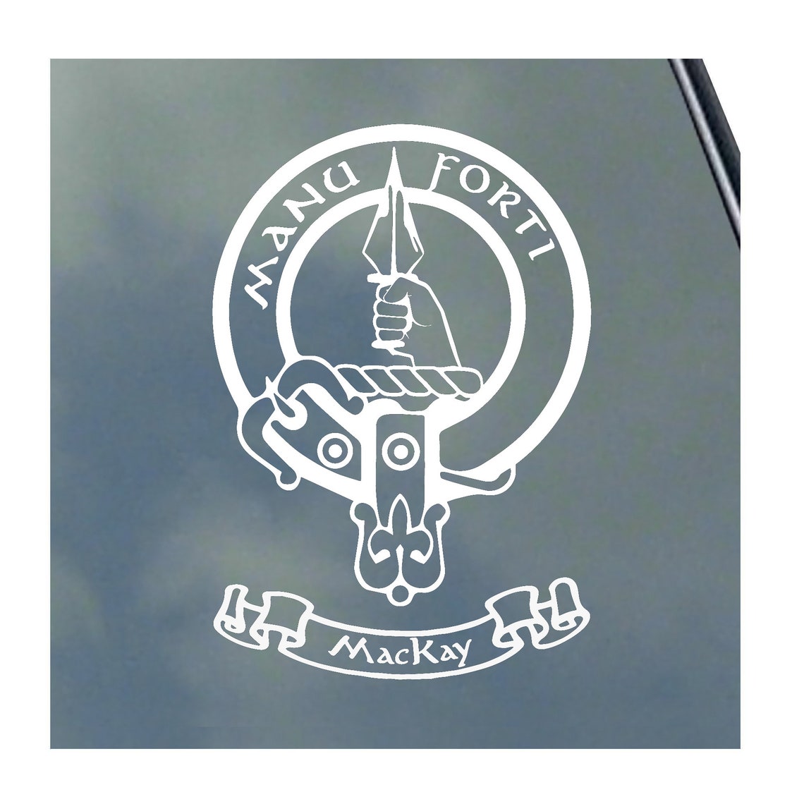MACKAY CLAN CREST Vinyl Sticker Decal Truck Car Computer Scottish mackay-clan-crest-vinyl-sticker-decal-truck-car-computer-scottish