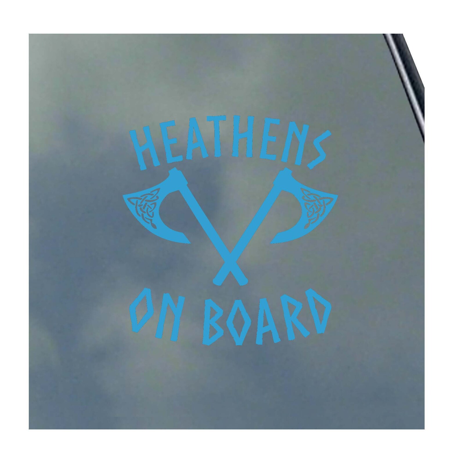 HEATHENS ON BOARD Vinyl Sticker Decal Norse Asatru Odin Thor | Etsy