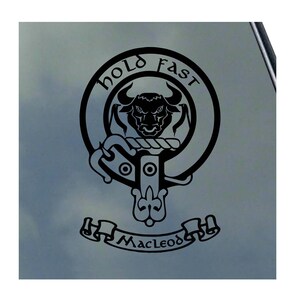 MACLEOD CLAN CREST Vinyl Sticker Truck Car Computer Scottish - Etsy
