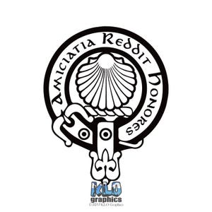 PRINGLE CLAN CREST Vinyl Sticker Decal Truck Car Computer Scottish - Etsy