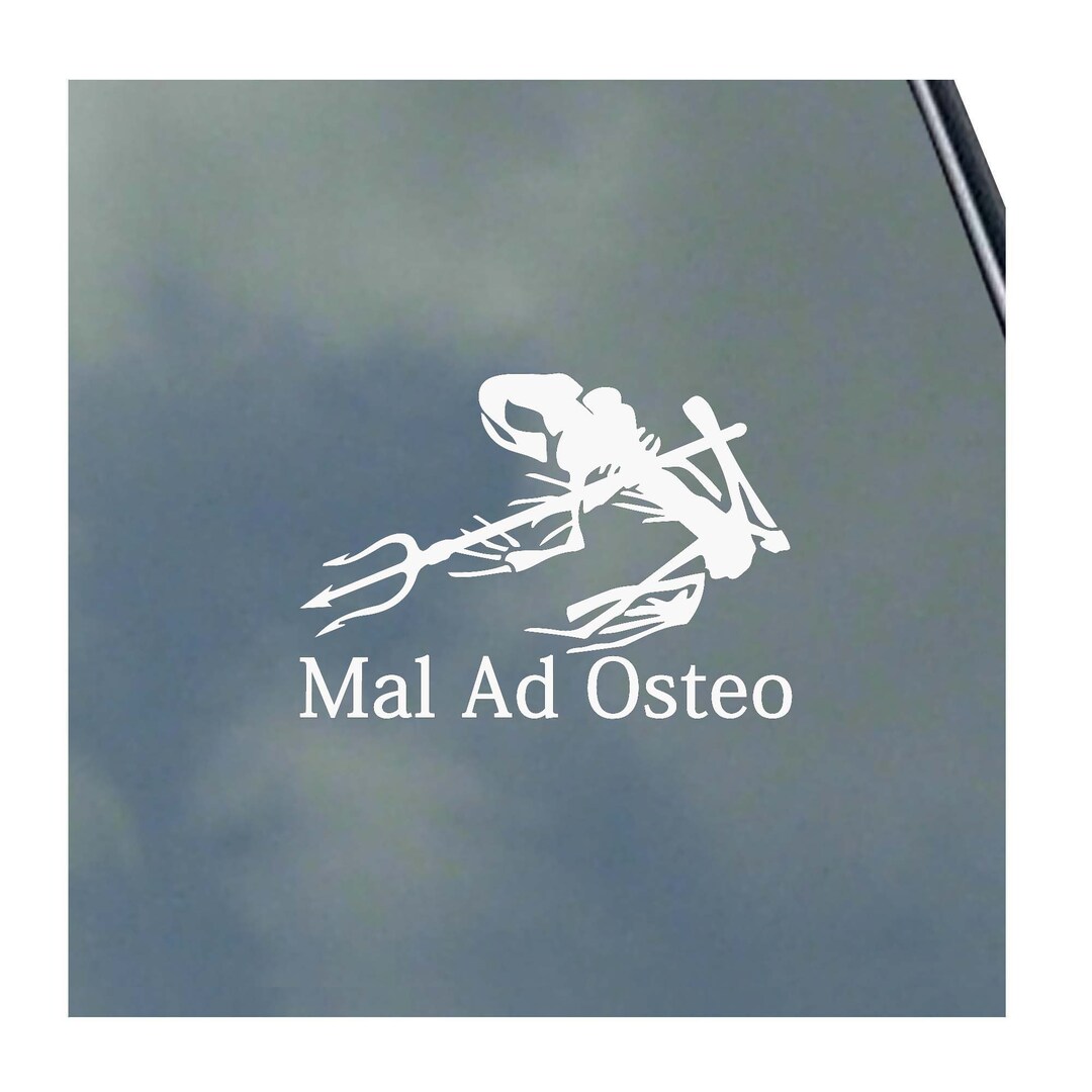 Mal Ad Osteo BONE FROG Vinyl Sticker Decal Military Navy Seal Special ...