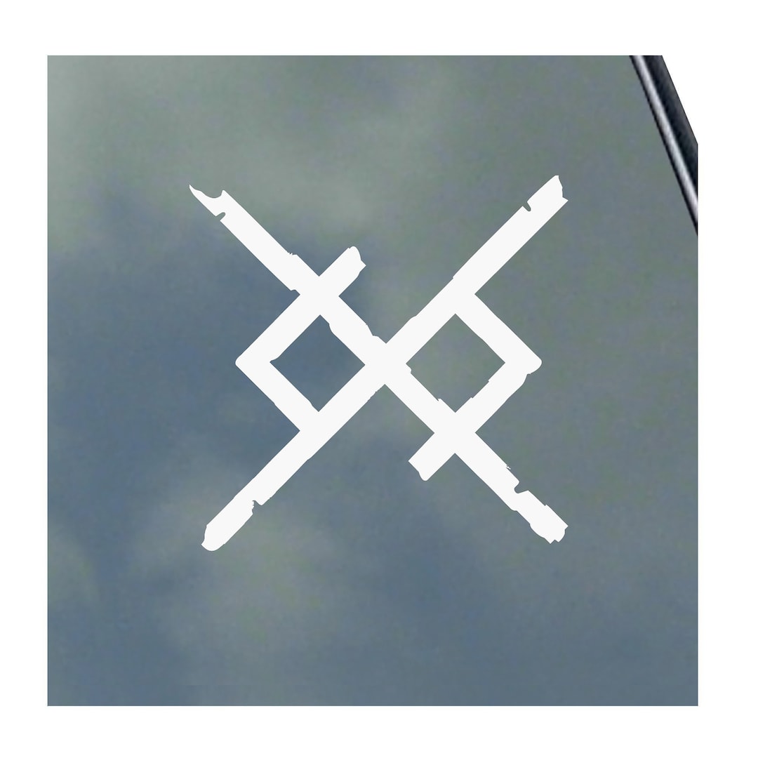 ETERNAL LOVE RUNE Vinyl Sticker Decal Asatru Odin Thor Gods Pagan Norse ...