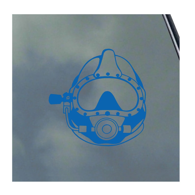 SATURATION DIVER Helmet Modern Vinyl Sticker / Decal Deep - Etsy